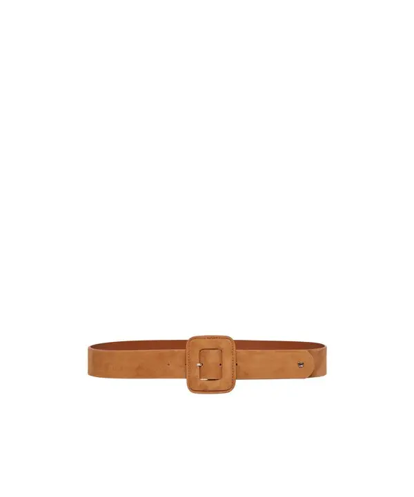 Max Mara Suede Belt - Brown