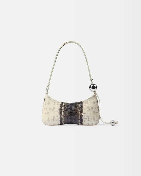 Jacquemus The Bisou Perle Zipped Shoulder Bag