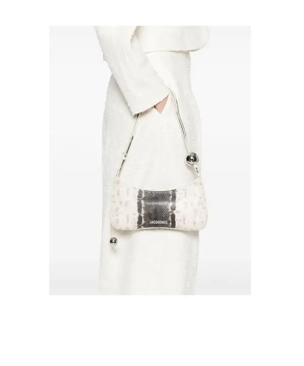 Jacquemus The Bisou Perle Zipped Shoulder Bag