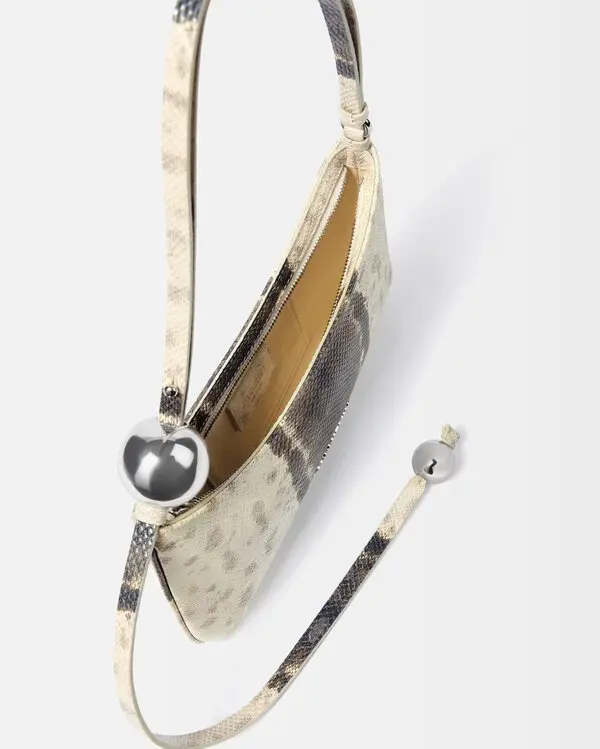 Jacquemus The Bisou Perle Zipped Shoulder Bag