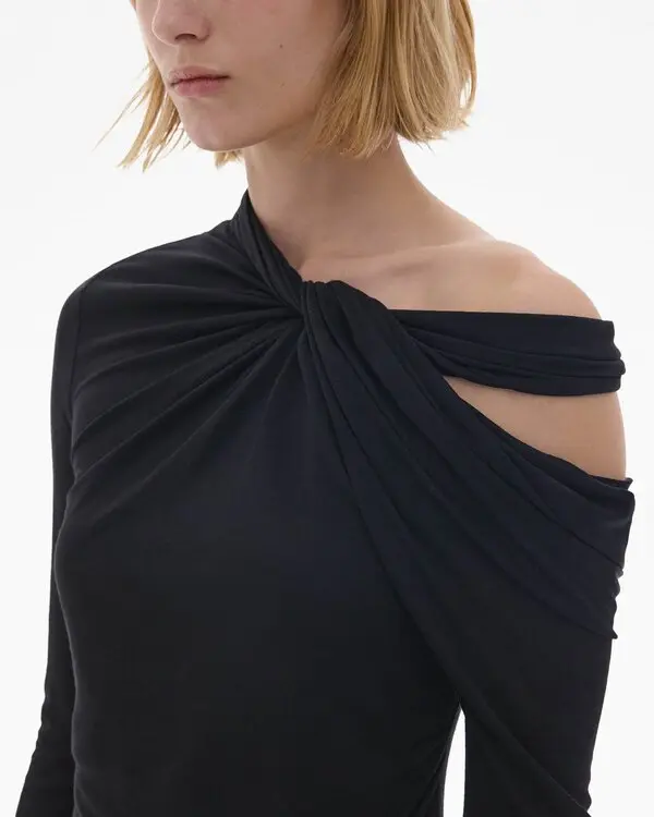 Helmut Lang Twisted Long-sleeve Top