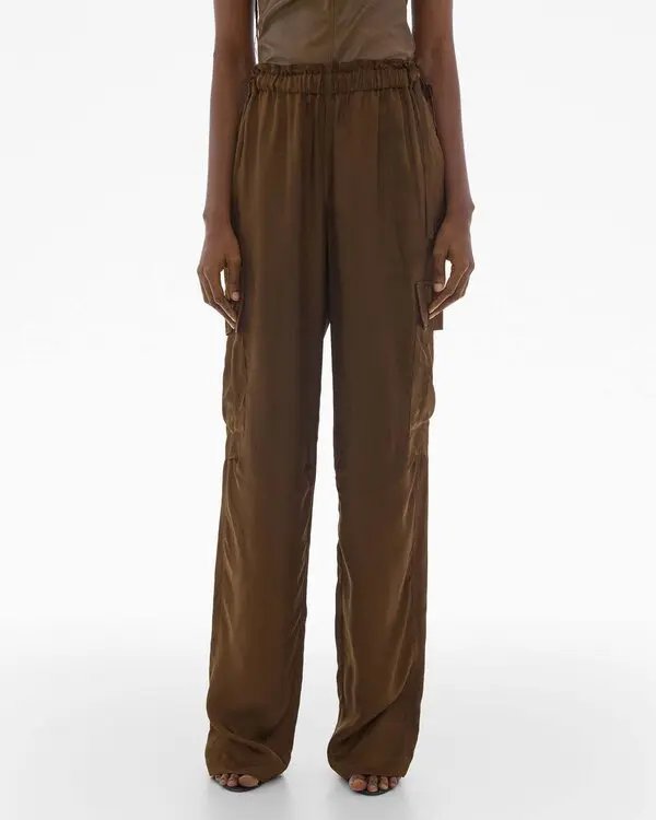 Helmut Lang Pull-on Wide-leg Cargo Pants