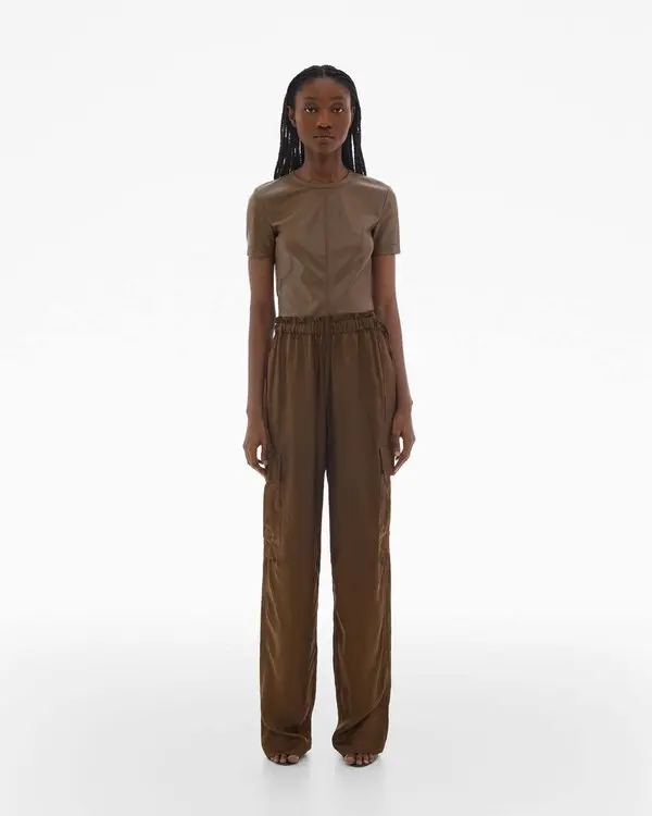 Helmut Lang Pull-on Wide-leg Cargo Pants