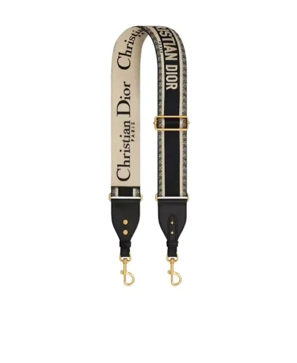 Dior Adjustable Shoulder Strap With Ring - Nude