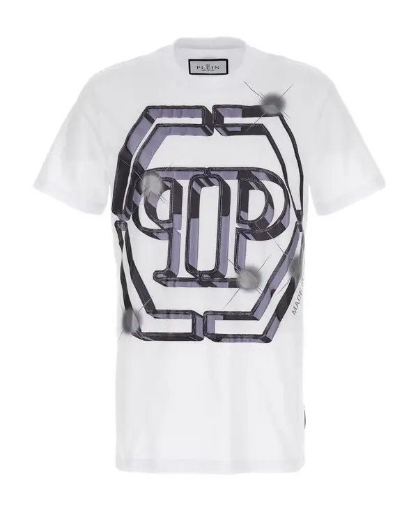 Philipp Plein T-shirt With Round Neck And Short Sleeves