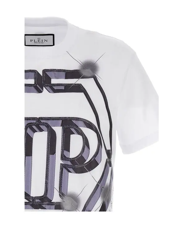 Philipp Plein T-shirt With Round Neck And Short Sleeves