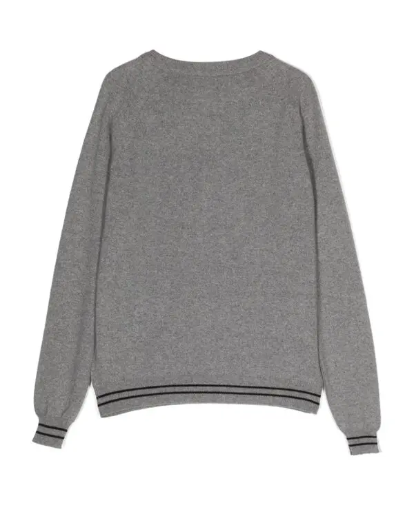 Balmain Intarsia-knit Logo Jumper