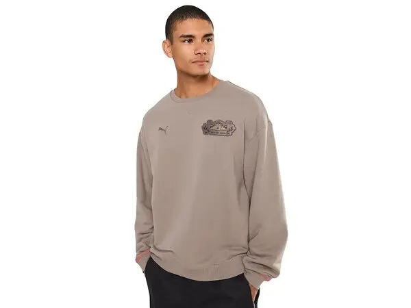 PUMA Mclaren Racing Crew Neck Sweatshirt - Taupe