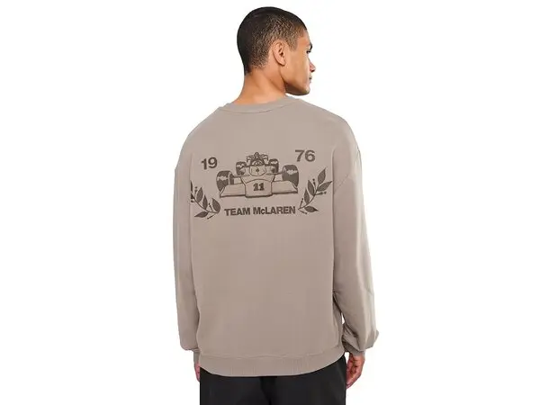 PUMA Mclaren Racing Crew Neck Sweatshirt - Taupe