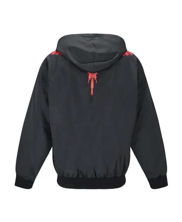 MARCELO BURLON COUNTY OF MILAN Icon Wings Printed Zip-up Hooded Jacket