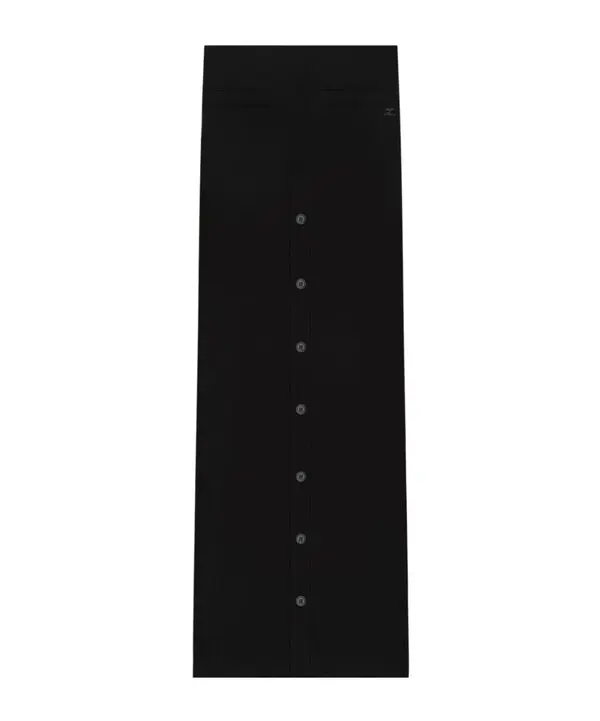 COURREGES Buttoned Long Skirt