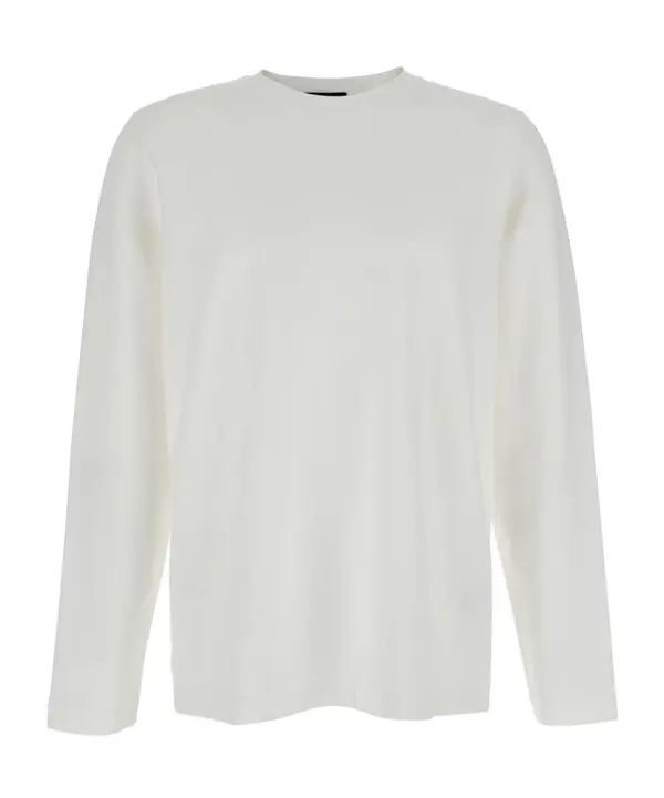 Theory Long Sleeved Crewneck T-shirt - White
