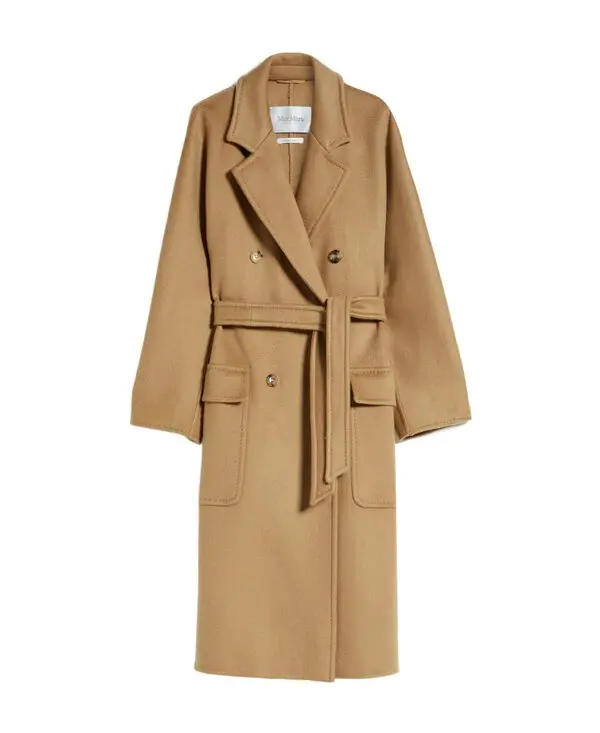 Max Mara Double-breasted Cashmere Coat - Brown