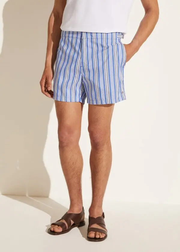 Loro Piana Striped Swimming Trunks
