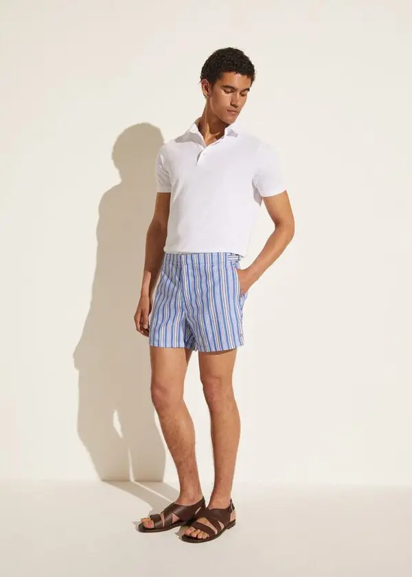 Loro Piana Striped Swimming Trunks
