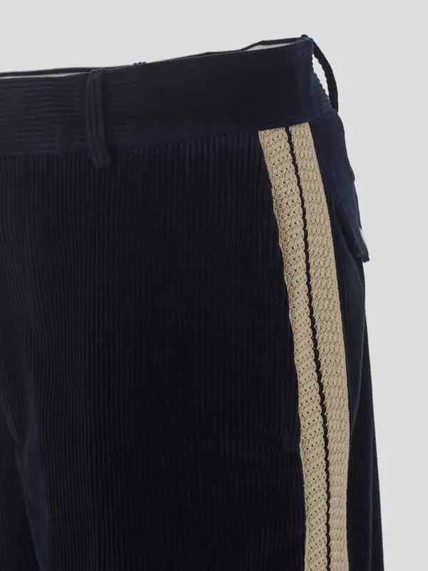 Palm Angels Side Stripe Detailed Corduroy Trousers