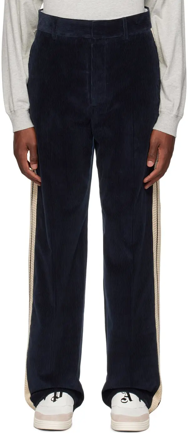 Palm Angels Side Stripe Detailed Corduroy Trousers