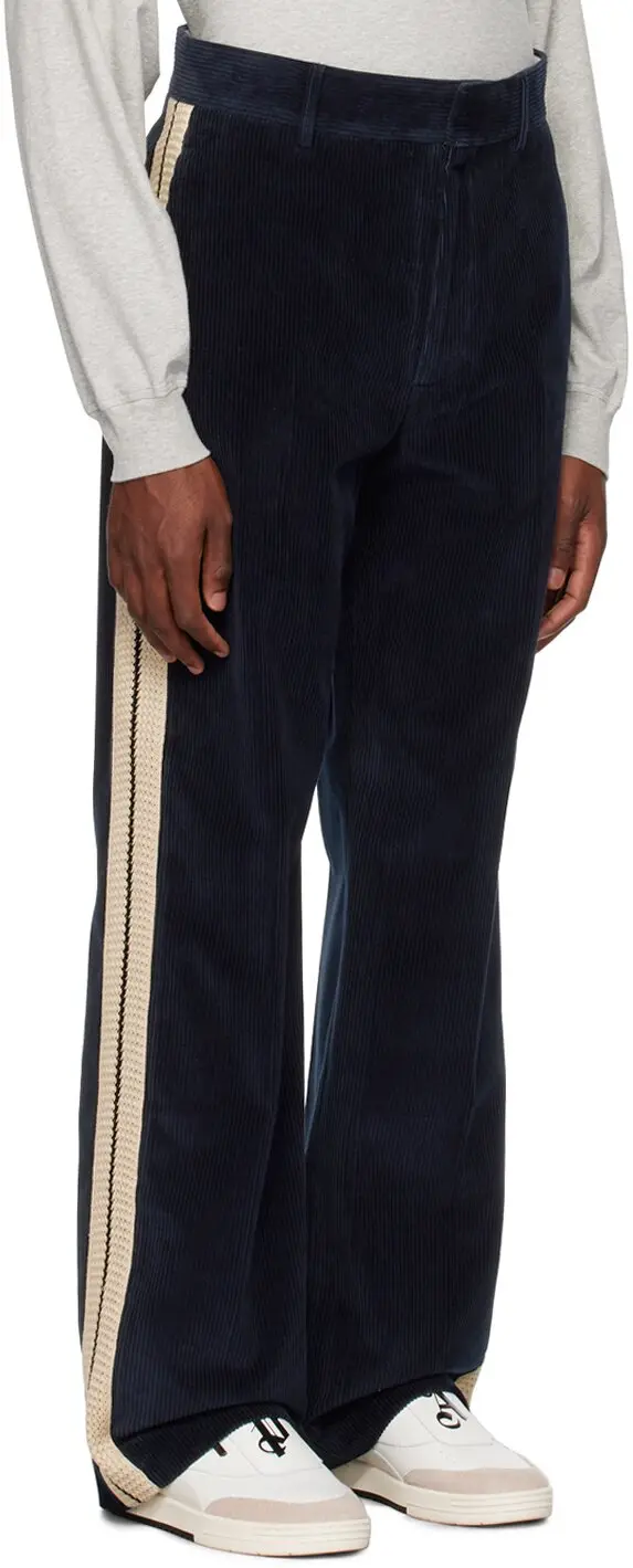 Palm Angels Side Stripe Detailed Corduroy Trousers