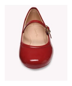 GIANVITO ROSSI Carla Buckle-strap Ballerina Flats - Red