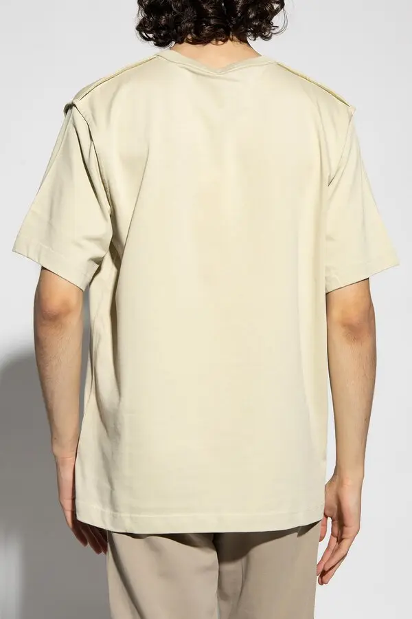 Helmut Lang Inside Out Logo Crewneck T-shirt