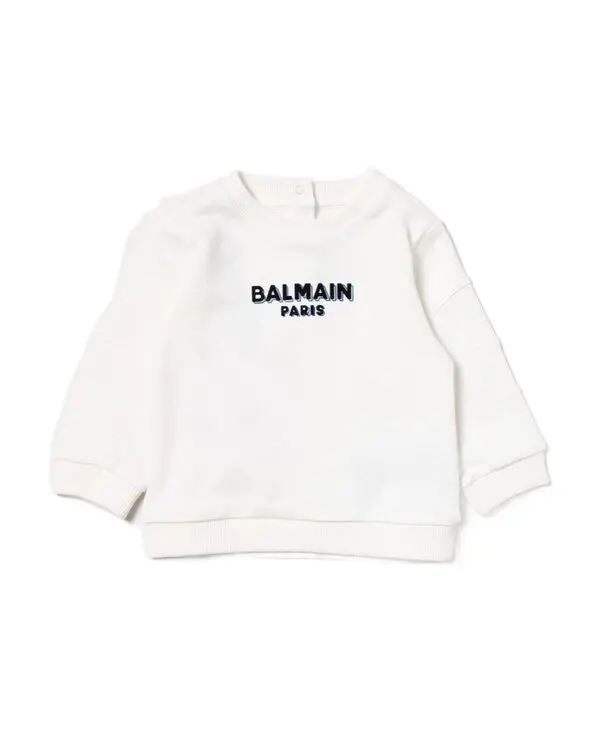 Balmain Logo-print Cotton Sweatshirt