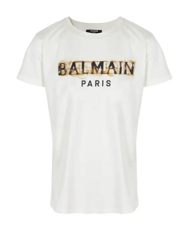 Balmain Logo-print Cotton T-shirt