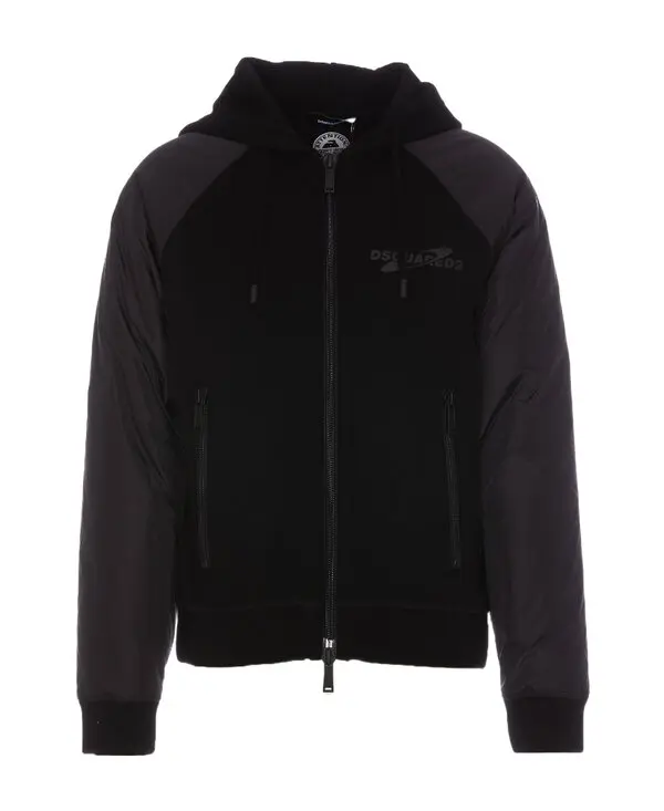 Dsquared2 Logo Printed Hooded Jacket