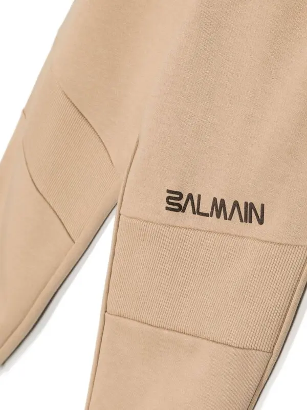 Balmain Logo-print Cotton Track Trousers
