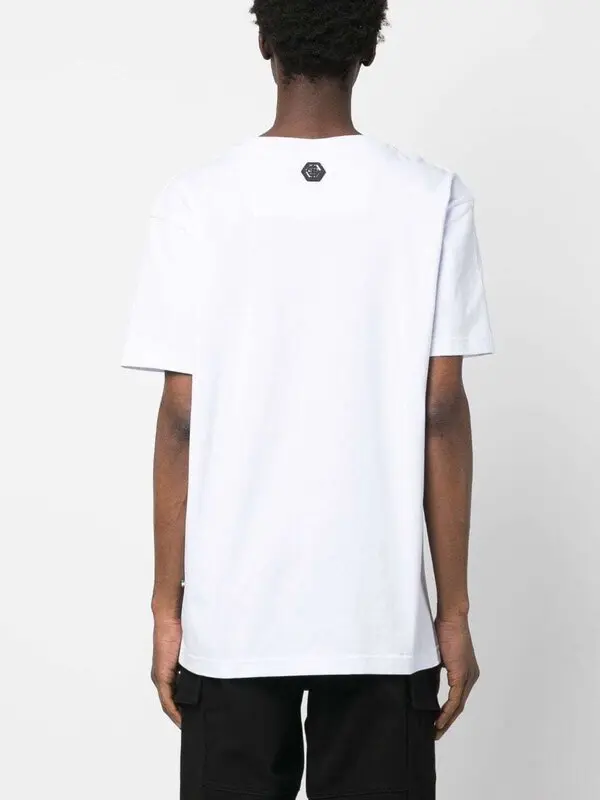 Philipp Plein T-shirt With Round Neck And Short Sleeves - No