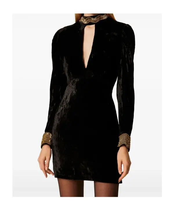 TWINSET Embroidered Mini Dress