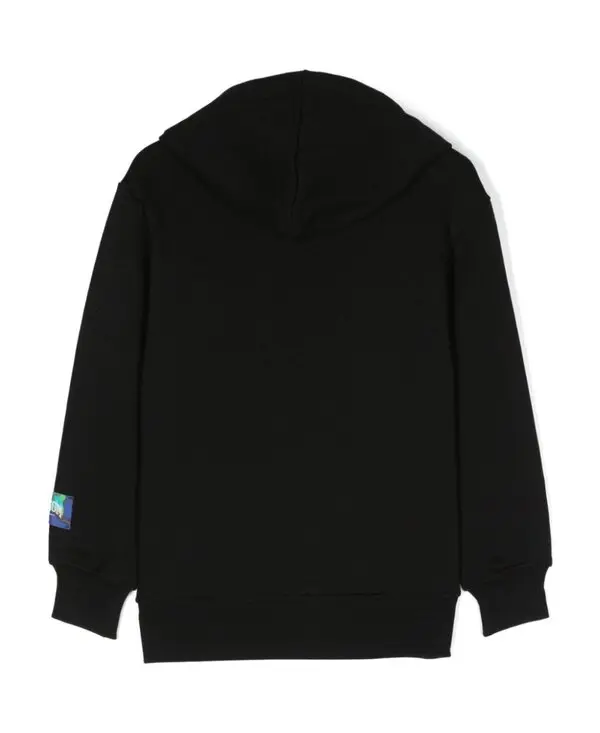MSGM Logo-print Cotton Hoodie