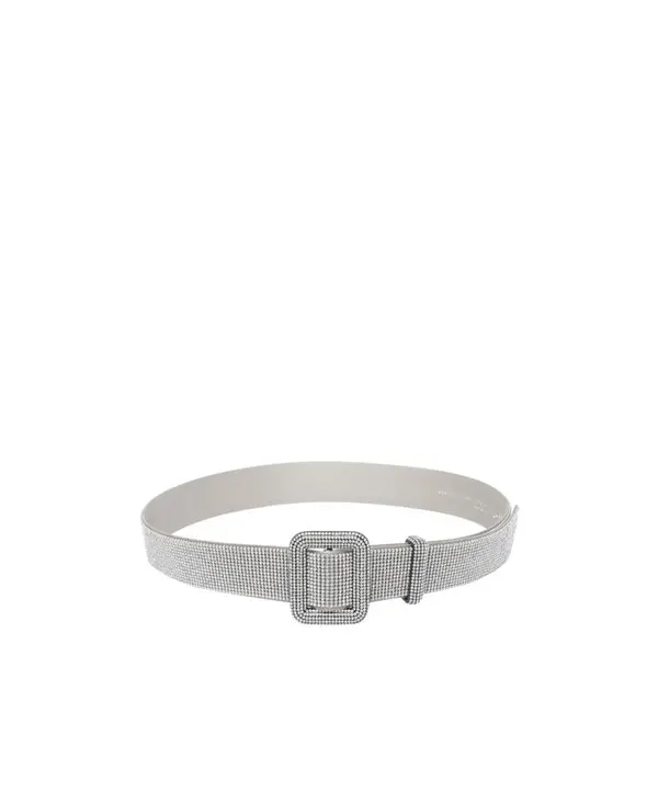 Benedetta Bruzziches Venus Crystal Buckle Belt - No