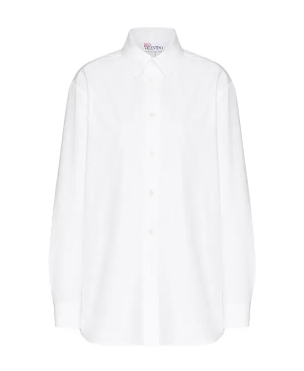 Red Valentino Large Profile Poplin Shirt
