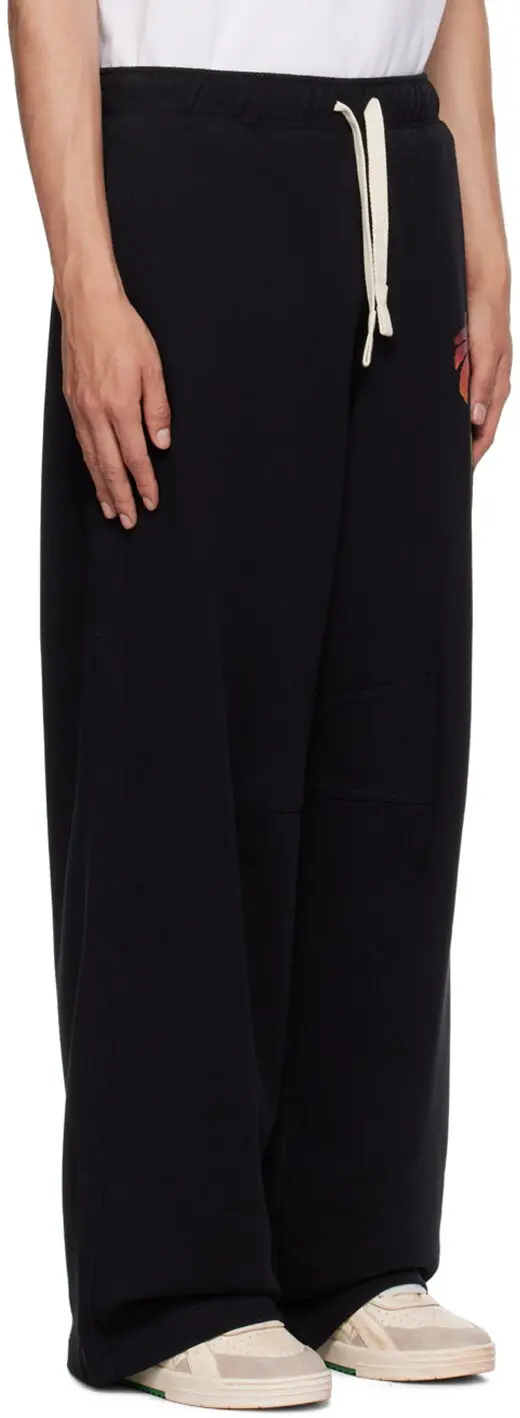 Palm Angels I Love Pa Drawstring Wide-leg Track Pants