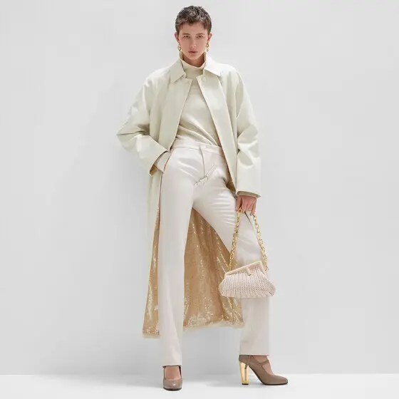 Fendi Gold-coloured Metal Shoulder Strap