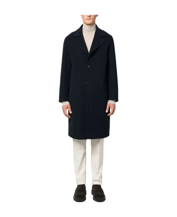 LARDINI Long Sleeve Single-breasted Coat