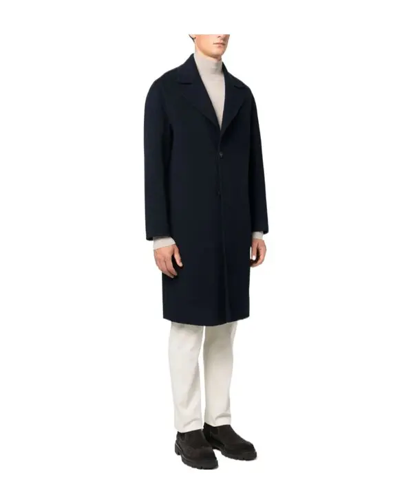 LARDINI Long Sleeve Single-breasted Coat