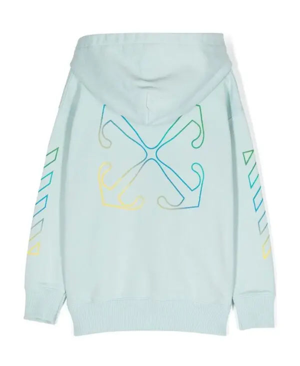 Off-White Diag-stripe-print Cotton Hoodie