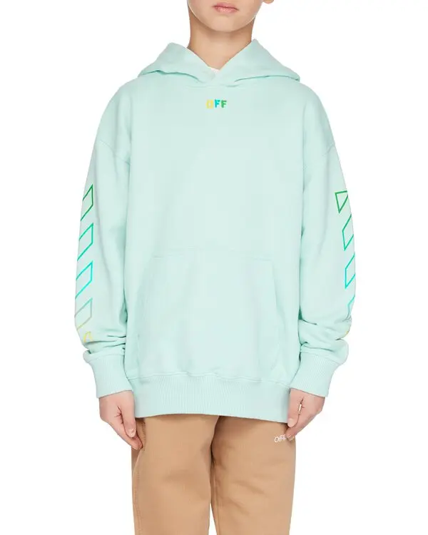 Off-White Diag-stripe-print Cotton Hoodie