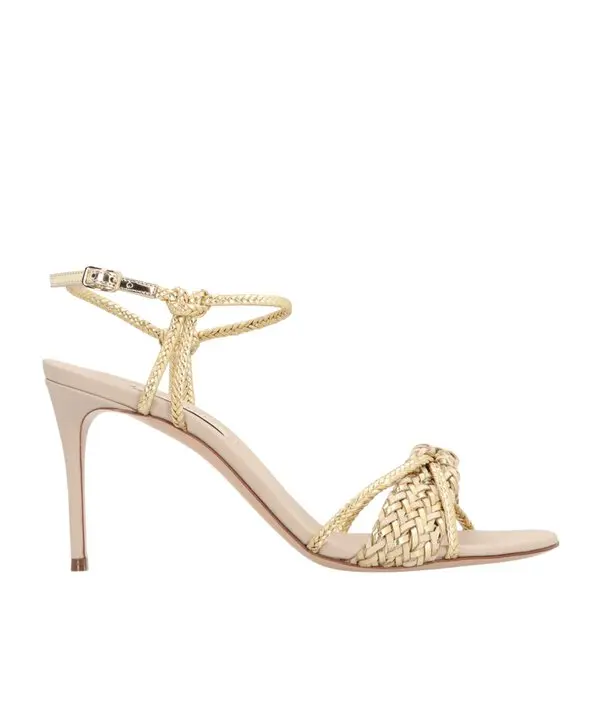 Casadei Strappy Stiletto Sandals - Gold