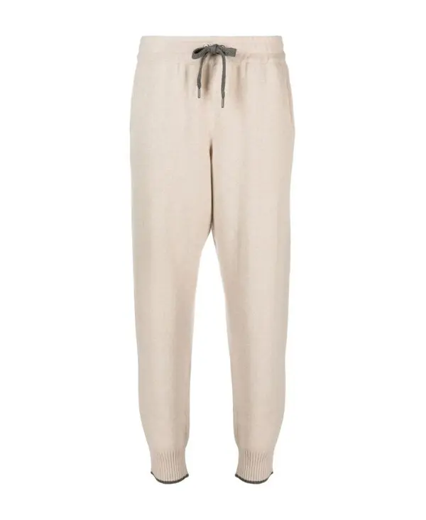 Brunello Cucinelli Knitted Drawstring Trousers