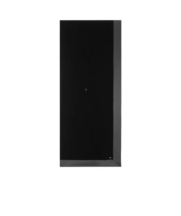 Saint Laurent Large Scarf In Velvet And Silk Satin - Black