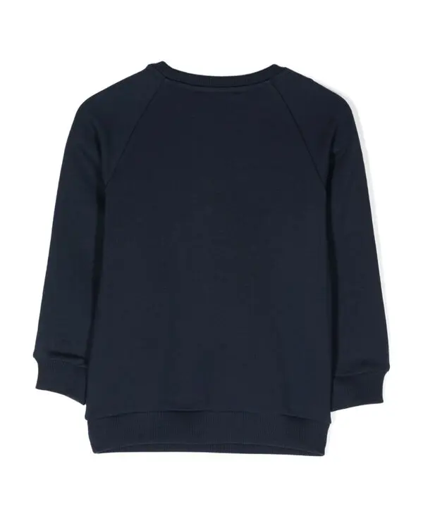 Balmain Logo-tape Cotton Sweatshirt