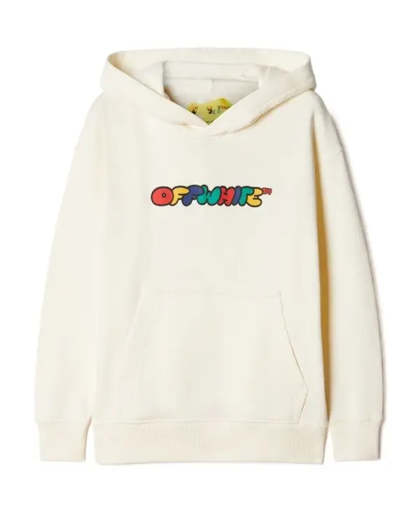 Off-White Arrows Cotton Hoodie - White