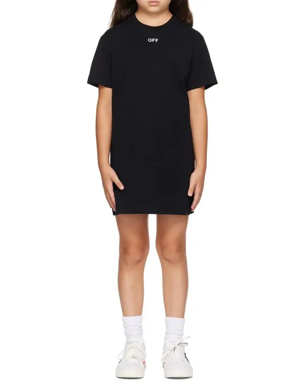 Off-White Off Stamp Cotton T-shirt Dress