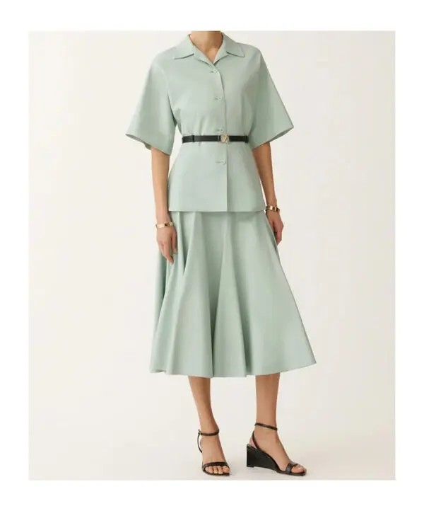 Fabiana Filippi Pleated Midi Skirt