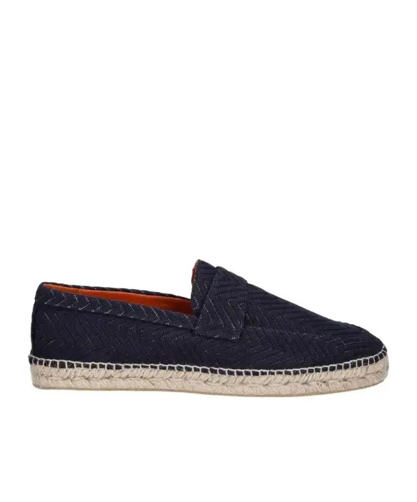 Missoni Chevron Slip-on Espadrilles - Black
