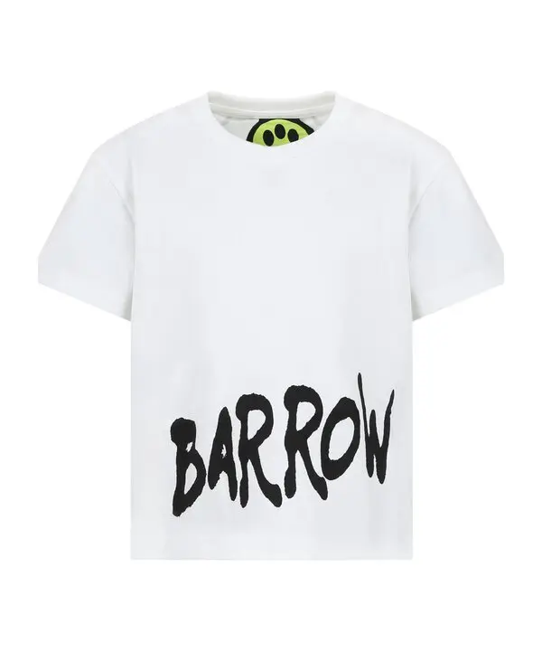 BARROW Logo-print Cotton T-shirt - White