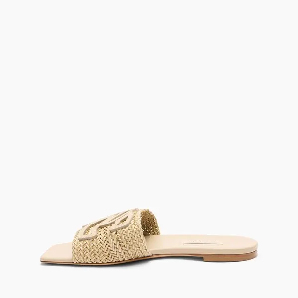 Casadei Woven-strap Flat Sandals