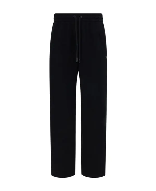 Off-White Drawstring Mid-rise Pants